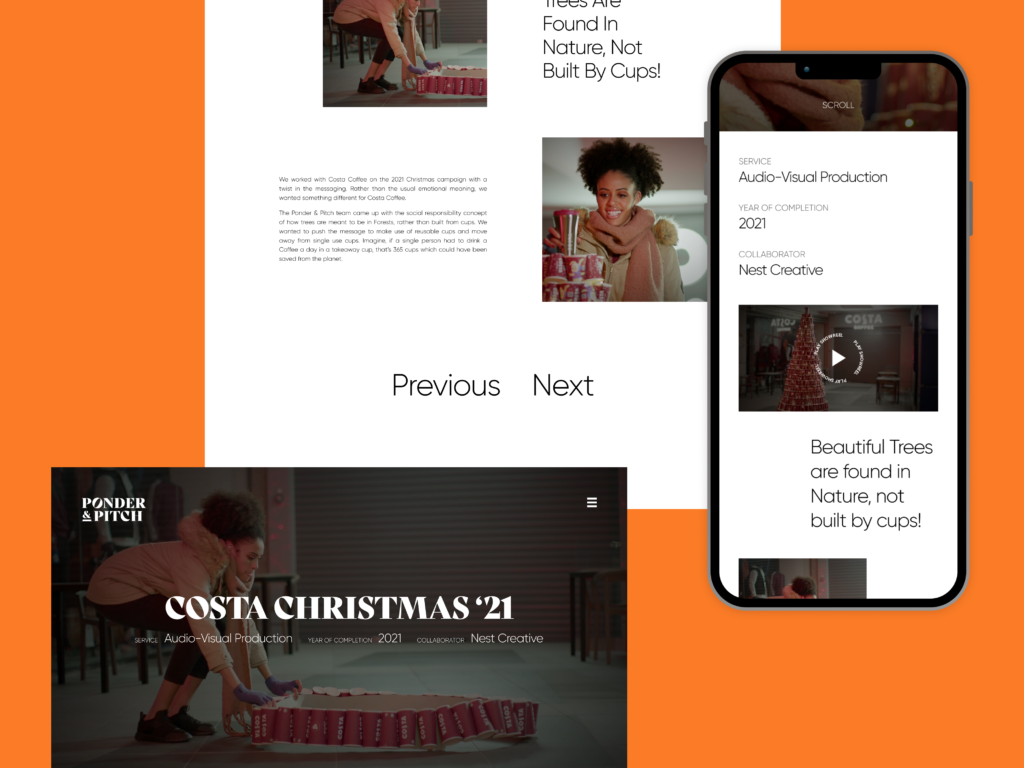 Ponder and Pitch | Web Design & Development Project | Think